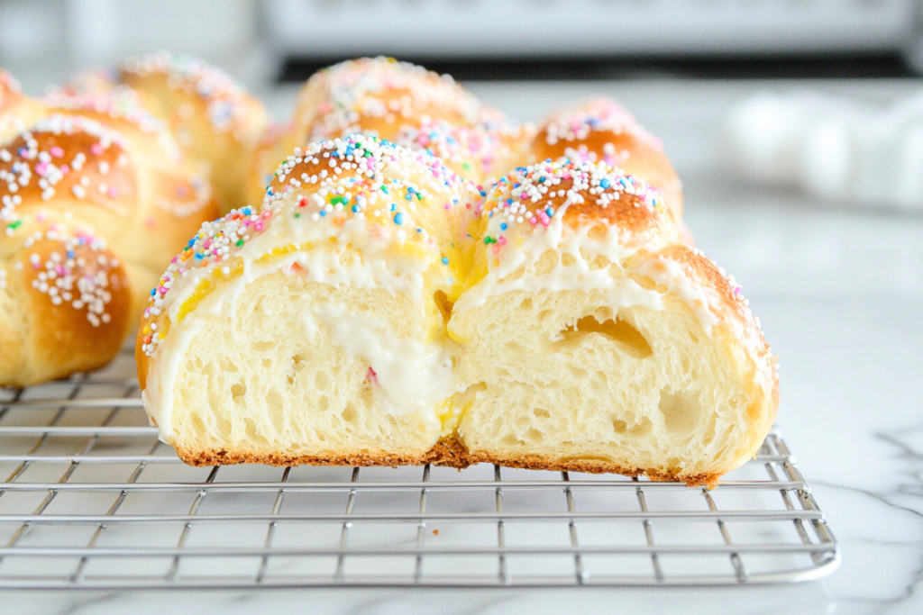 Best Vanilla Glazed Easter Bread