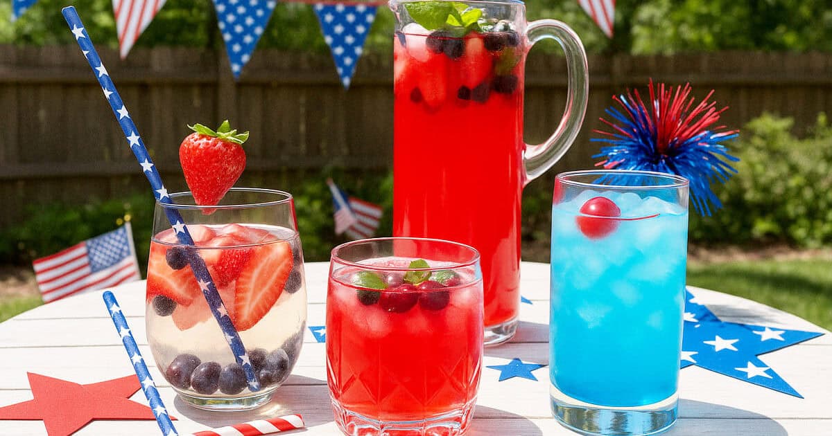 Easy 4th of July Drinks to Make (Cocktails for Your BBQ)
