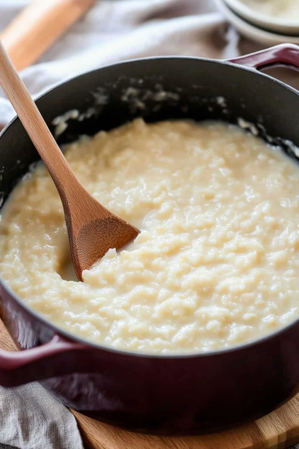 Grandma's Rice Pudding with Cooked Rice