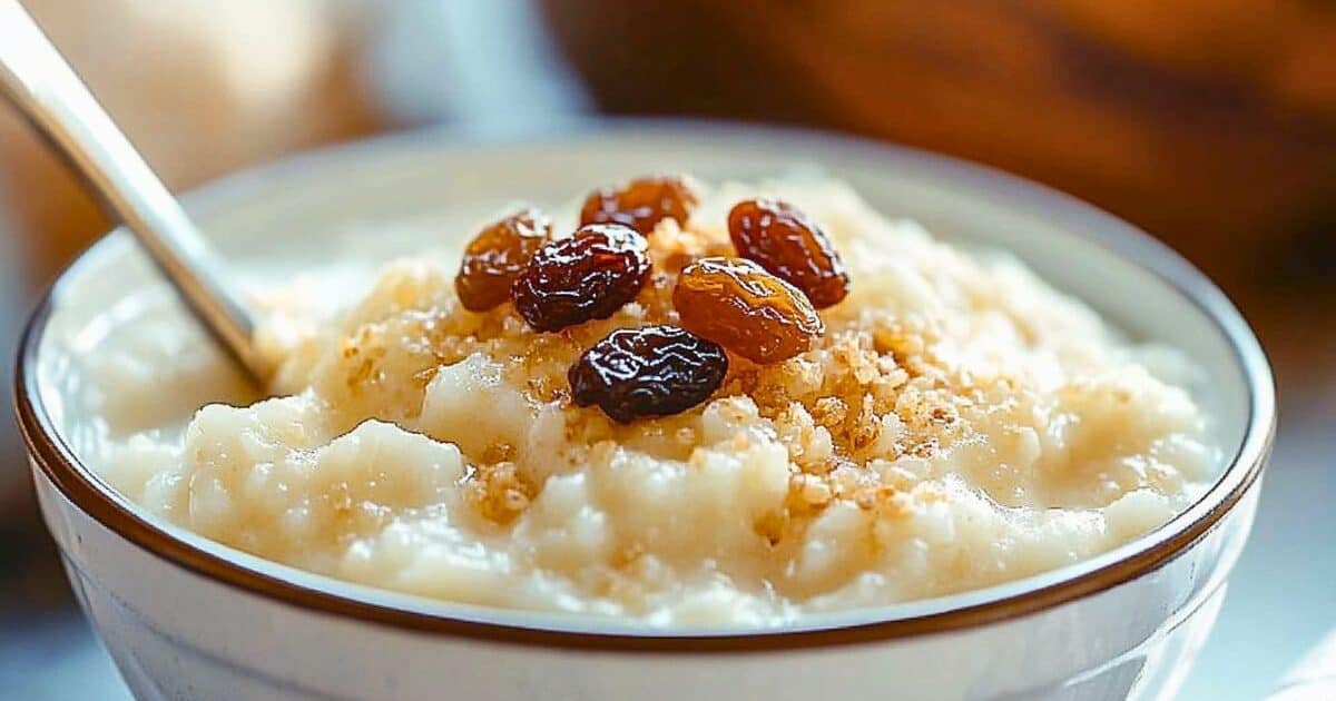 Grandma's Rice Pudding with Cooked Rice
