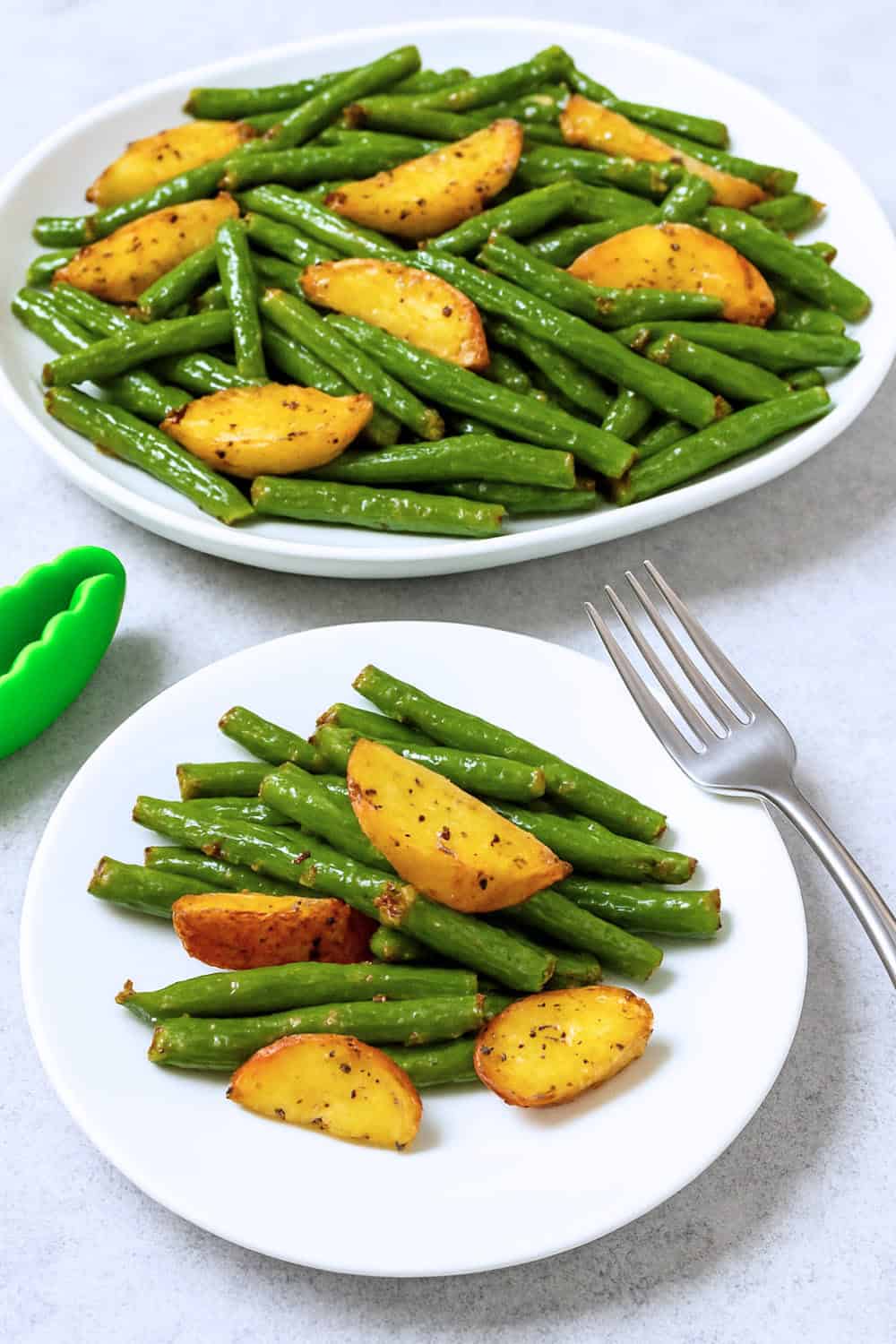 Sheet Pan Roasted Potatoes and Green Beans