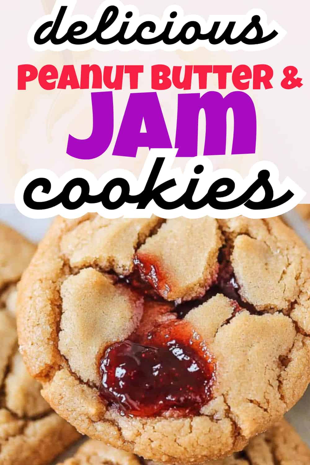 Easy & Fun Peanut Butter and Jam Cookies