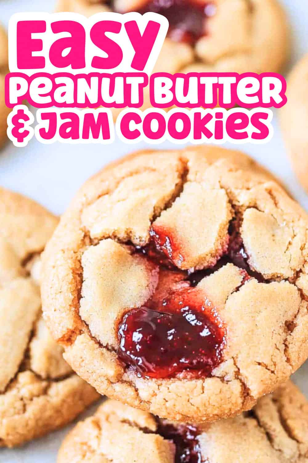 Easy & Fun Peanut Butter and Jam Cookies