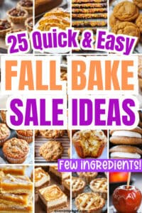 25 Delicious Fall Bake Sale Ideas To Make