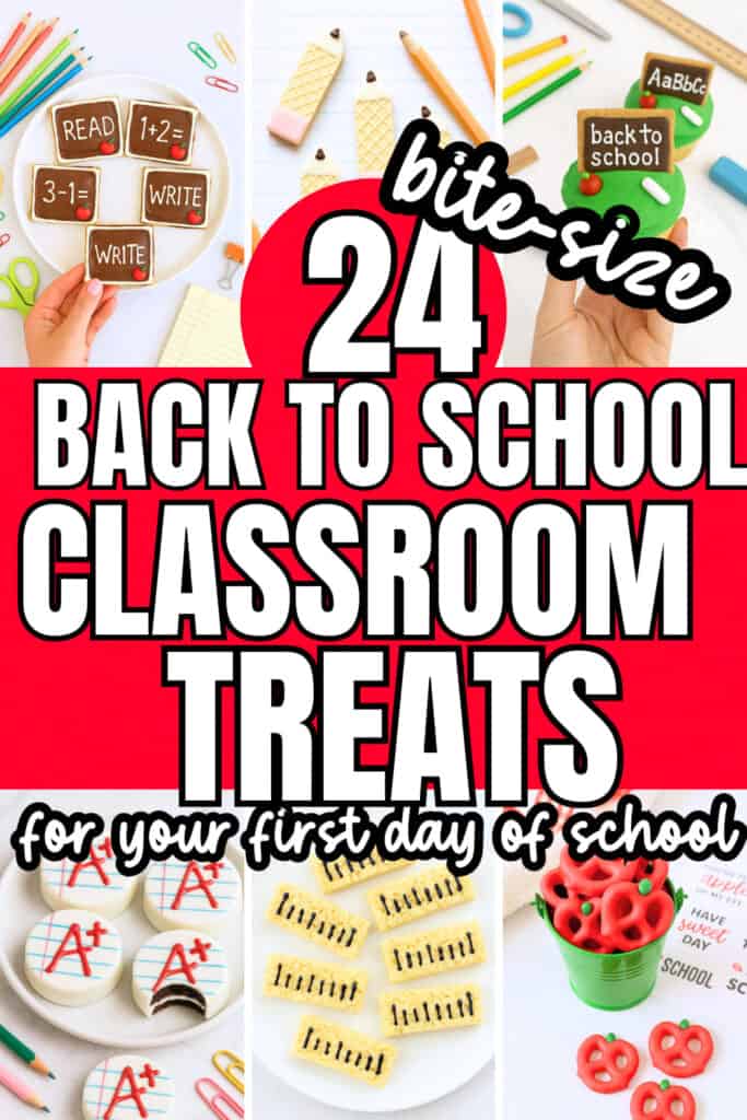 24 Cute School Treats for a Classroom Party