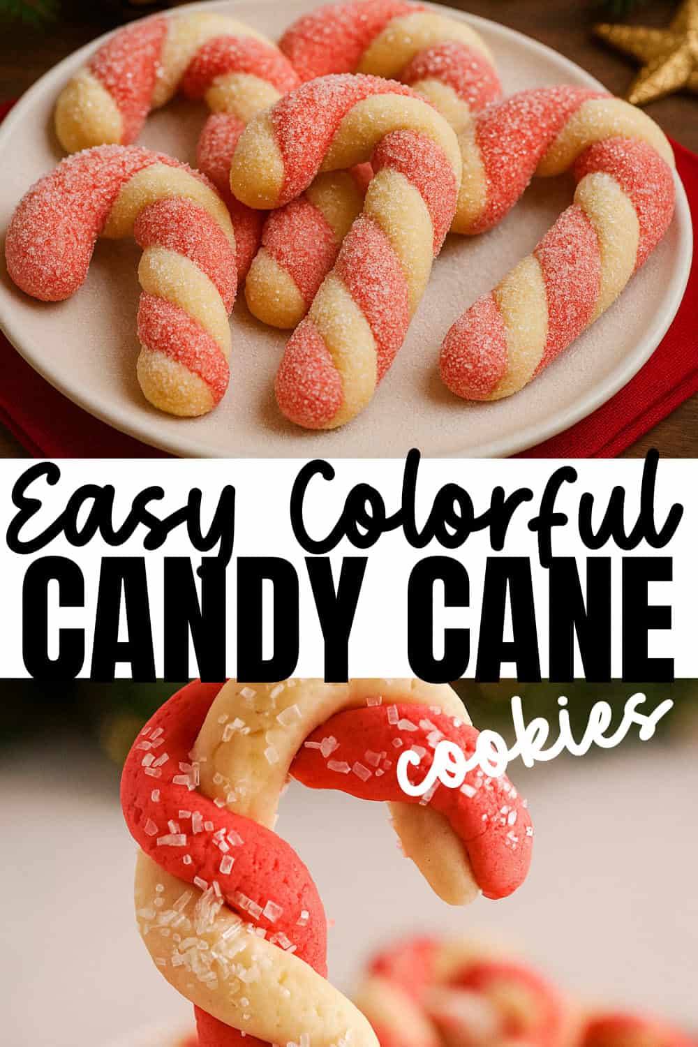 Fun Candy Cane Cookies
