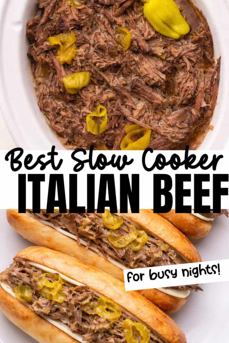 Incredibly Easy Slow Cooker Italian Beef Recipe